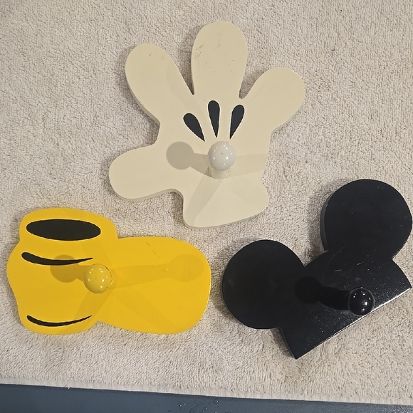 Disney | Wall Decor | Disney Mickey Mouse Wall Hooks | Poshmark